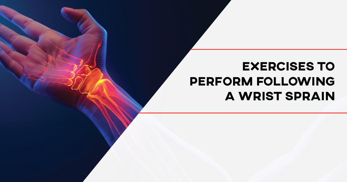 Exercises to Perform Following a Wrist Sprain P rehab